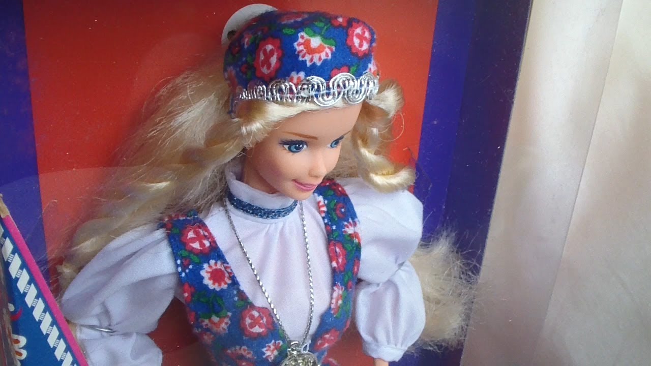 Dolls of the World Norwegian Norway Barbie 1995 (Барби Мира Норвегия ...