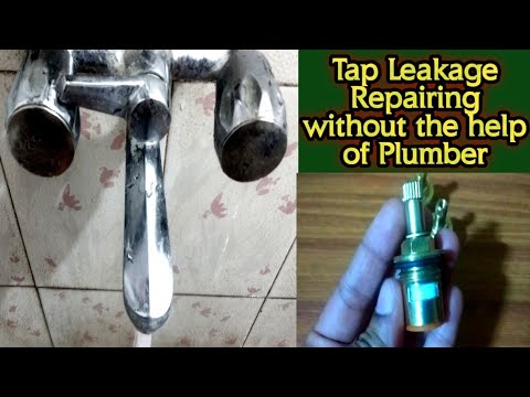 DIY|How to repair a leaking water tap |how to change tap spindle|water ...
