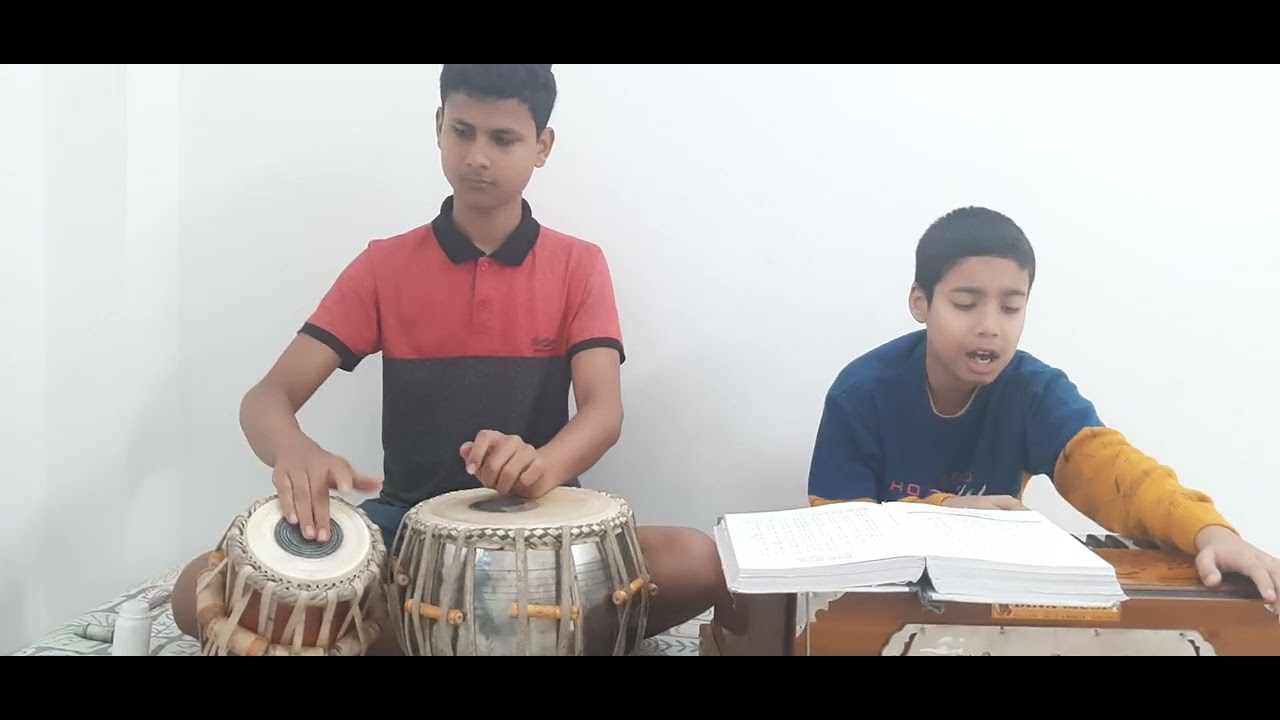 নিবিড় ঘন আধারে জ্বলিছে ধ্রুব ( রবীন্দ্র সঙ্গীত) By Debojyoti Das Tabla Abhiraj Saha Geetanjali ...