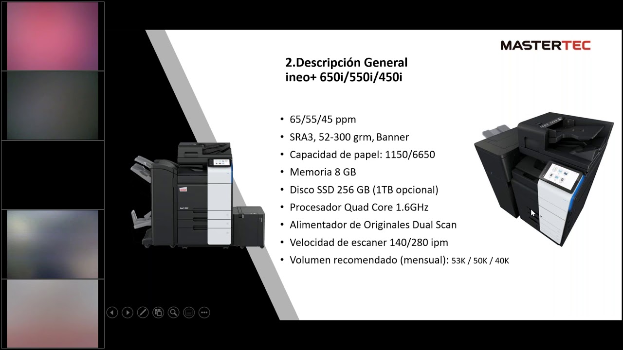 Presentación DEVELOP ineo+ 650i/550i/450i - YouTube