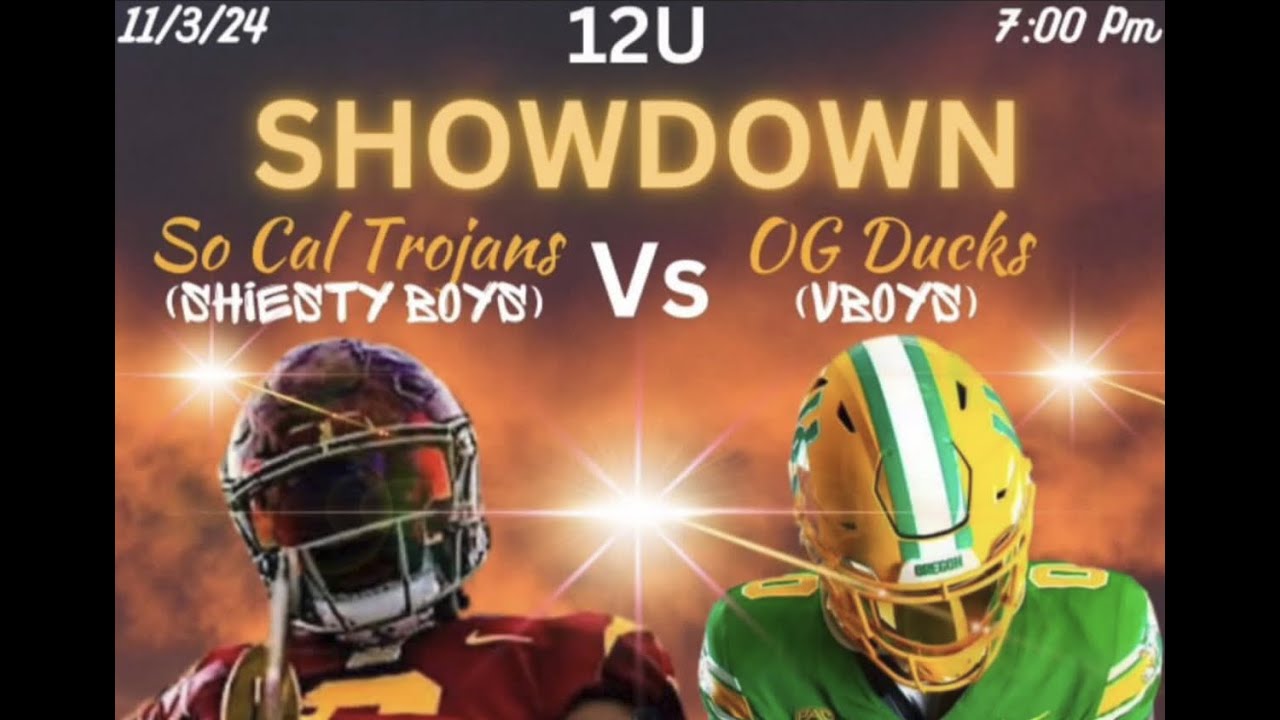 12U OG DUCKS VS 12U SC TROJANS - YouTube