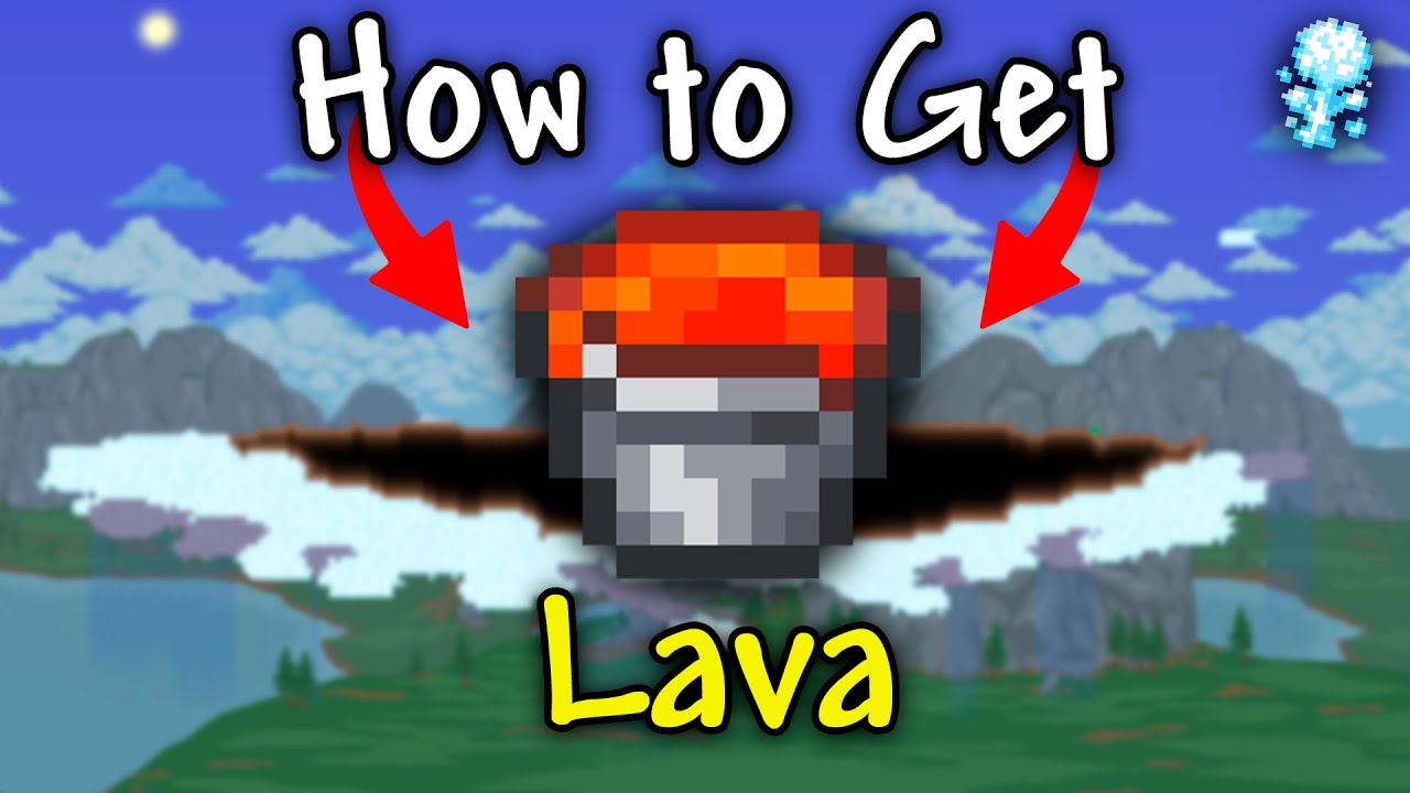 How to Get Lava in Terraria Skyblock - YouTube