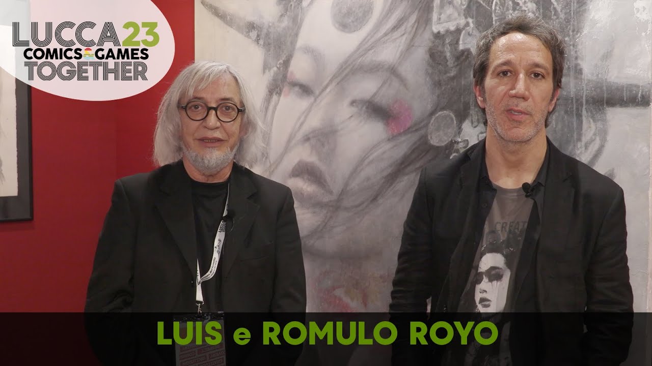 [Lucca Comics & Games] Short Interviews 2023: Luis & Romulo Royo - YouTube