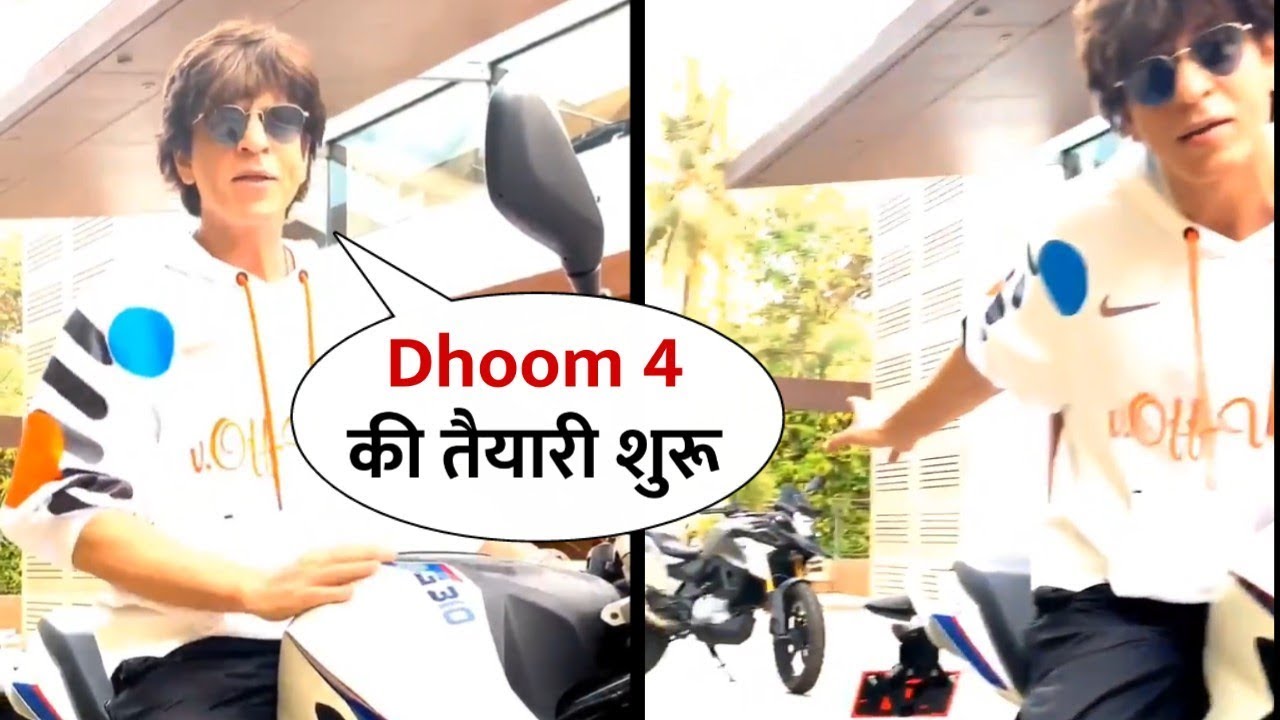 Shahrukh Khan Bike Riding on Celebrate of 27 Years in Bollywood | He ...