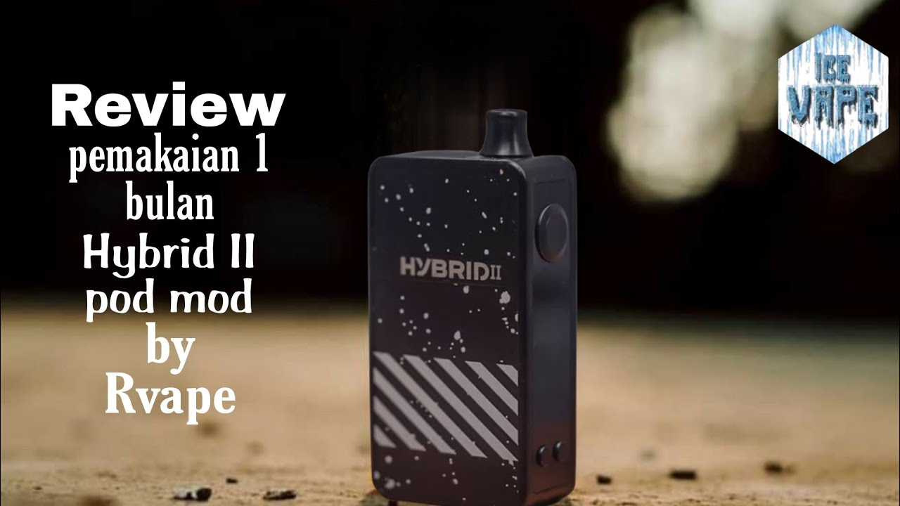 first time nyobain mod kecil segalak ini//Hybrid II pod mod by Rvape ...