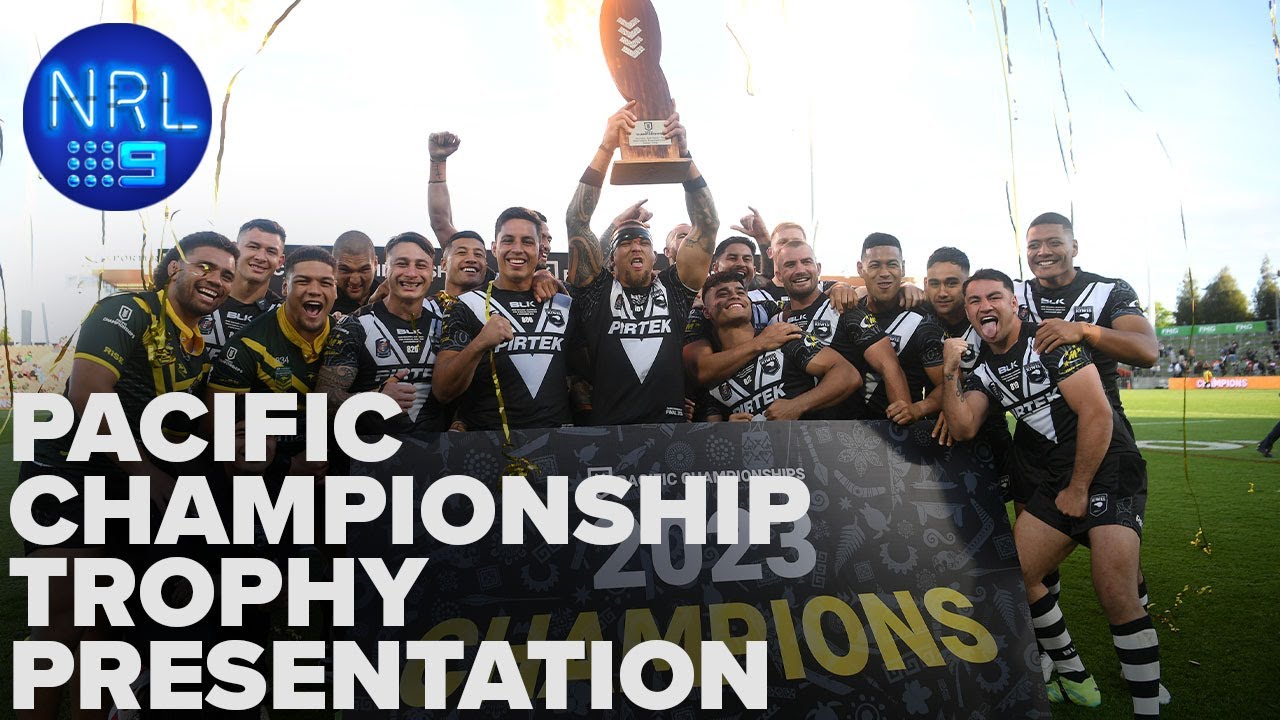 2023 NRL Pacific Championship medal presentation: Australia v New ...