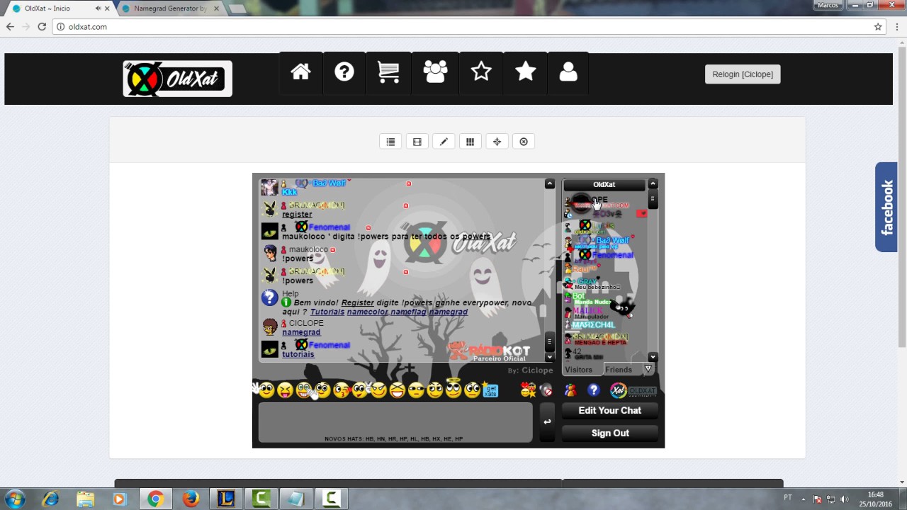 Oldxat textcolor como falar no xat colorido - YouTube