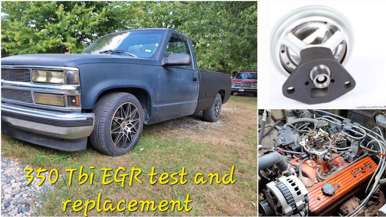 How to test and replace EGR Valve on 1992 Chevy 350 TBI (87-95 ...