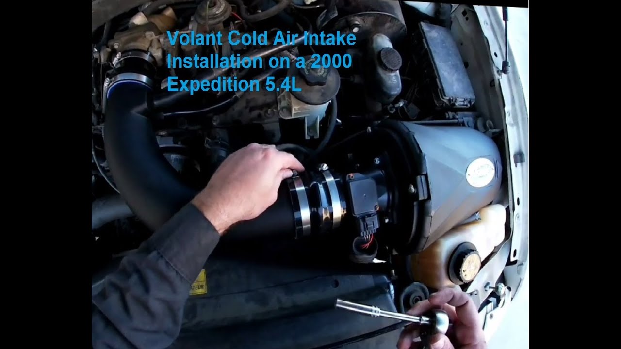 Volant Cold Air Intake Installation On a 1997-2002 Ford Expedition ...