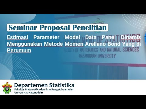 Estimasi Parameter Model Data Panel Dinamis Menggunakan Metode Momen Arellano Bond Yang di ...