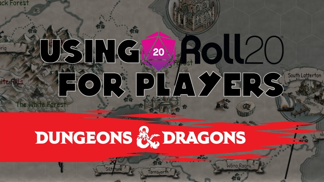 Using Roll20 for Players (5th Edition Dungeons and Dragons) - YouTube