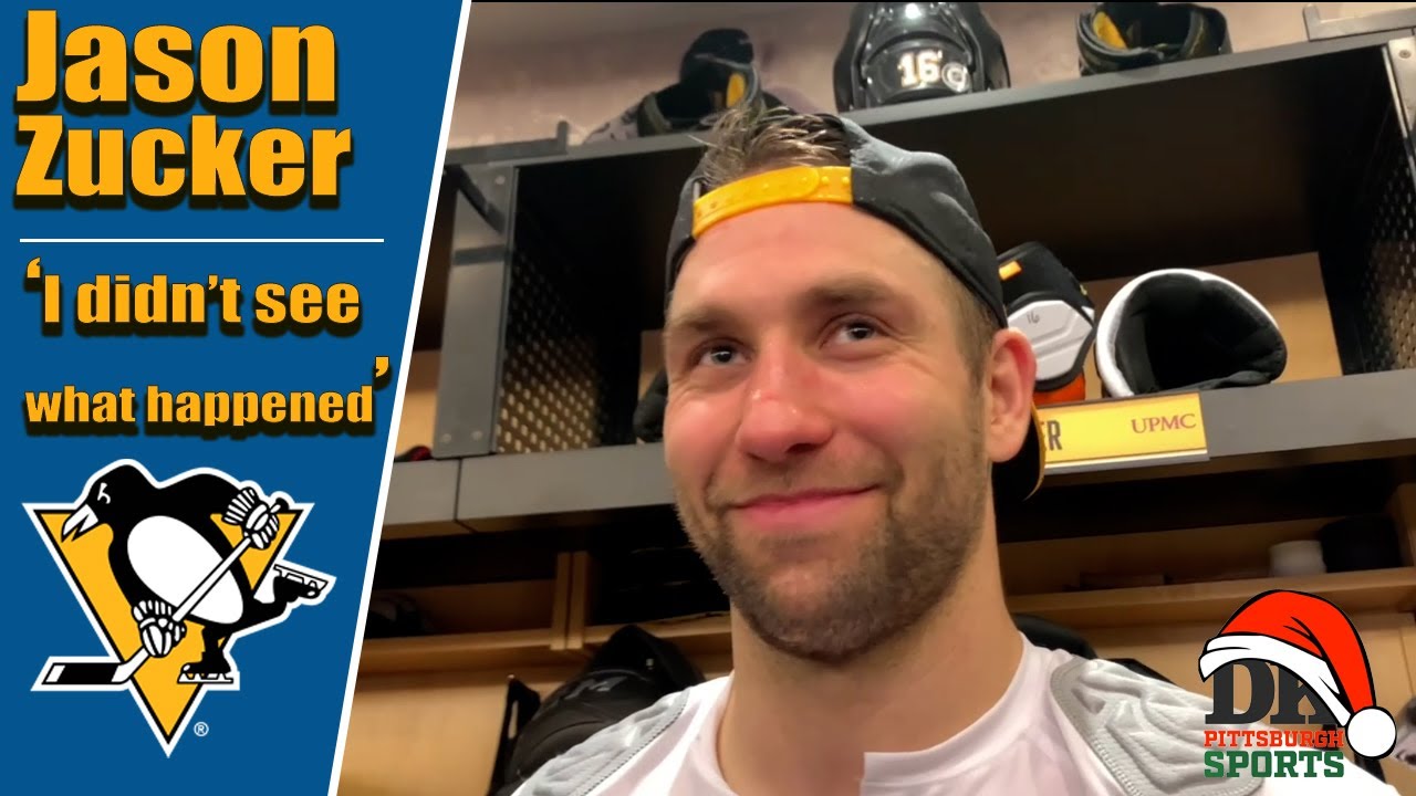 Jason Zucker talks being clipped by Jordan Binnington - YouTube