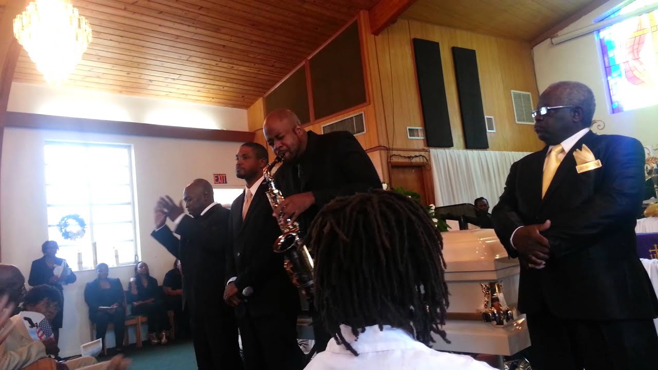 Elijah Bell Funeral services - saxaphone Marv Sapp - YouTube
