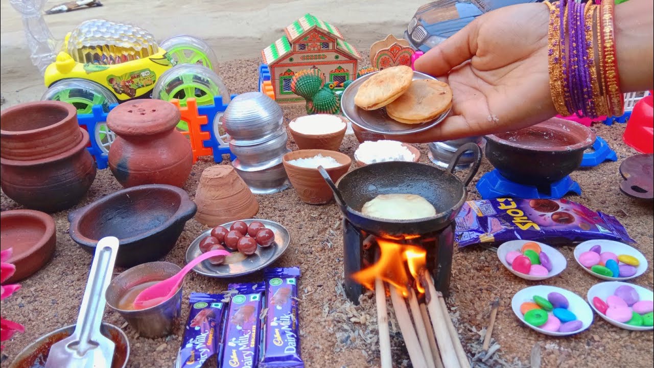 Miniature Chocolate Paratha Recipe | Dairy Milk Chocolate Recipe ...