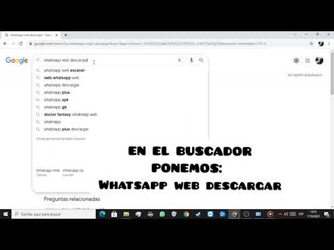 Tutorial de descargar WhatsApp Web para Crear Sala
