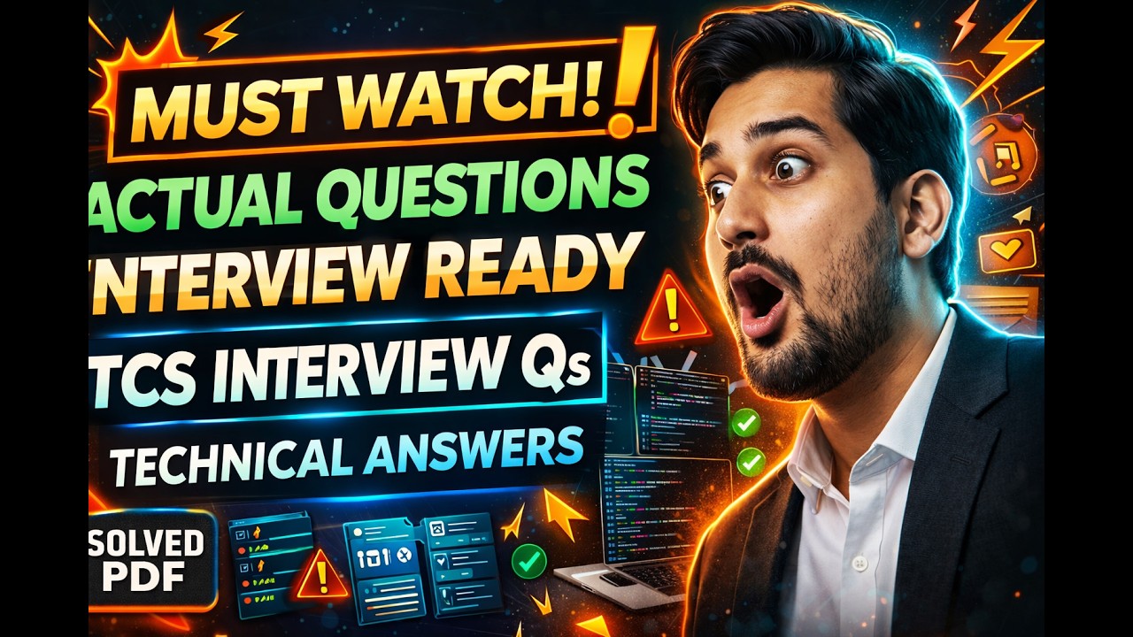TCS Interview Questions & Answers Actual Asked Technical Round ...