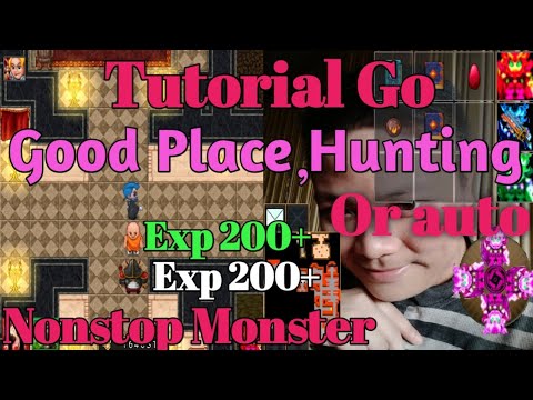 tutorial ke tempat hunt monster nonstop/auto hunt tibiame - YouTube