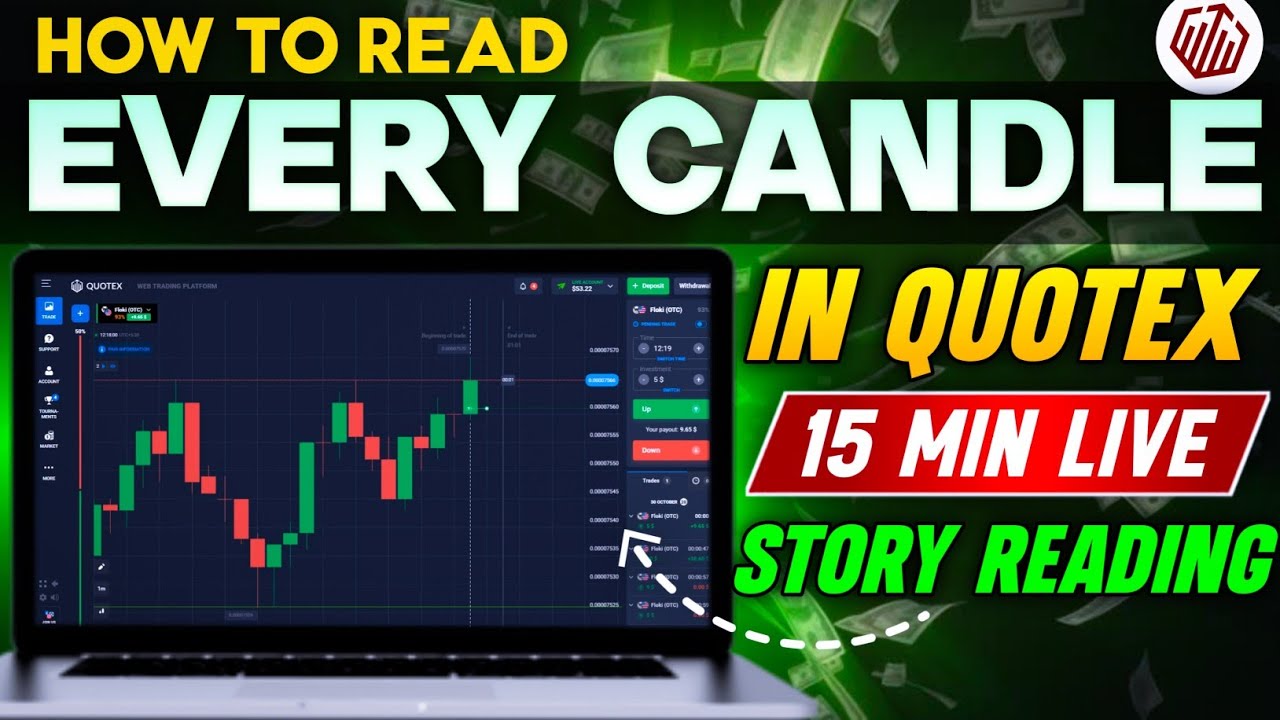 How To Read Every Candle in QUOTEX | 15 Minute Live Story Reading ...