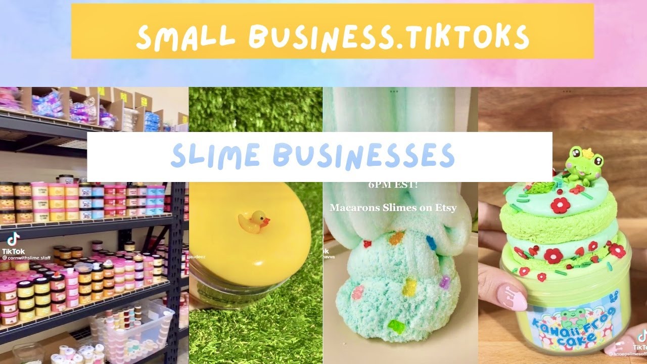 Slime💟Small Businesses Part:2 | Smallbusiness.tiktoks #smallbusiness # ...