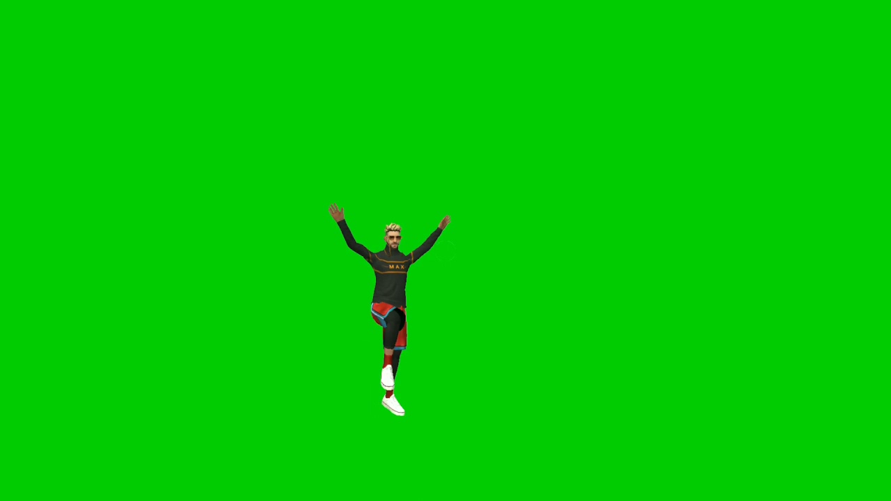 Bhangra Emote Green Screen Effect Video - YouTube