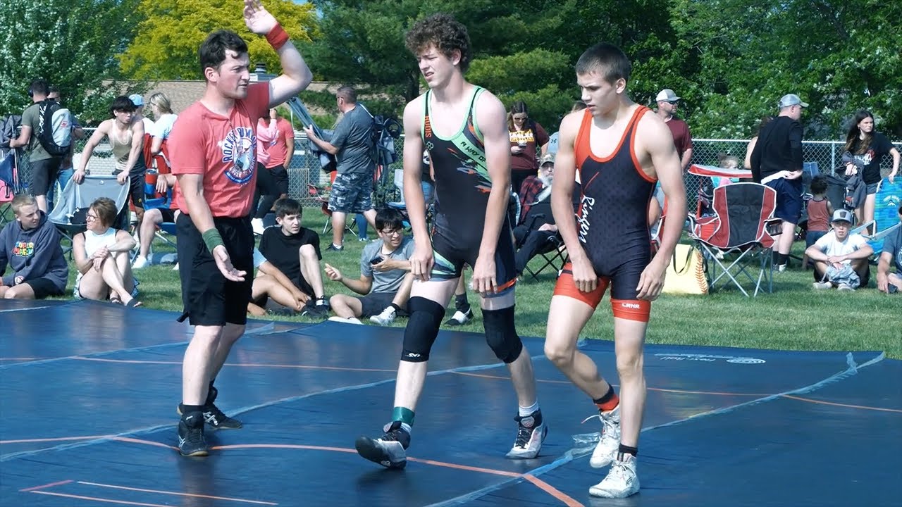 Tristan North of Ringers Wrestling Club [R] v. Logan DeFilippo of Team ...