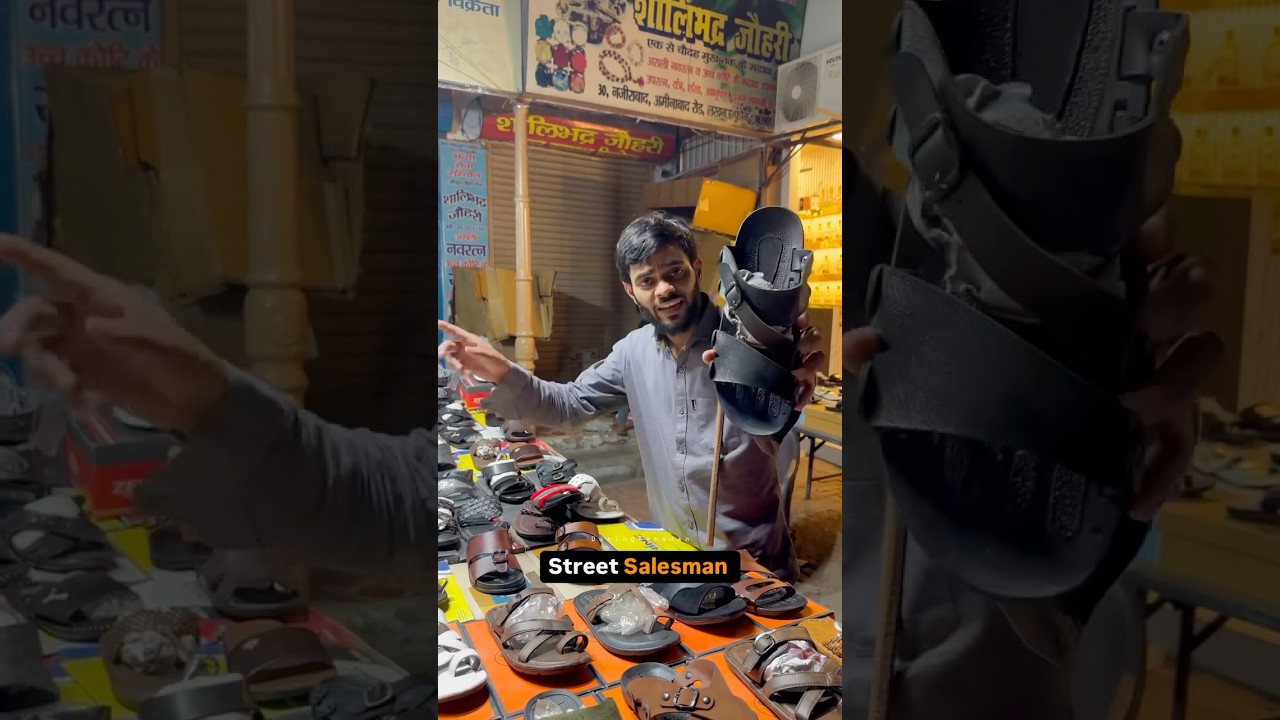 Street salesman - YouTube