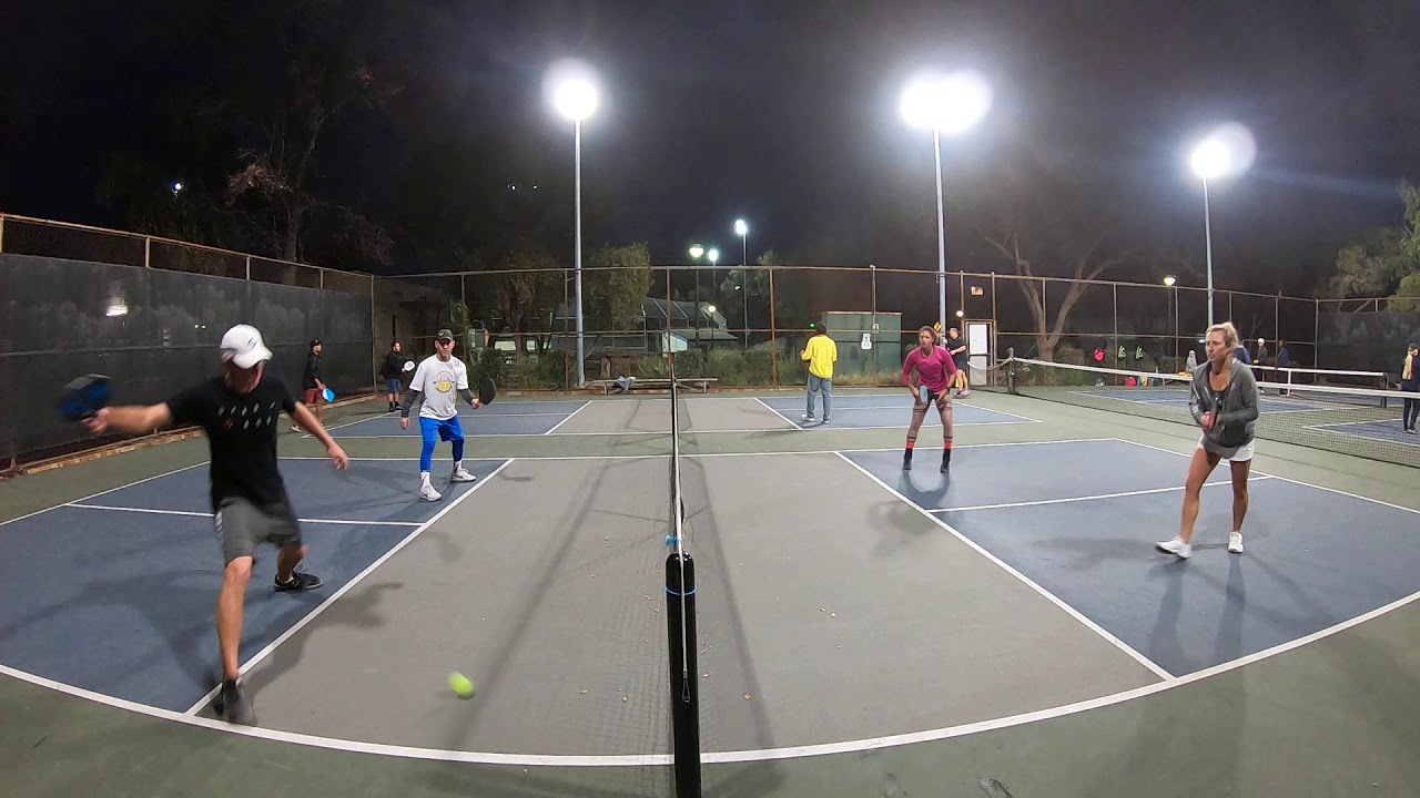 Girls versus Boys Pasadena Pickleball 5.0+ Jessie Irvine Michelle ...