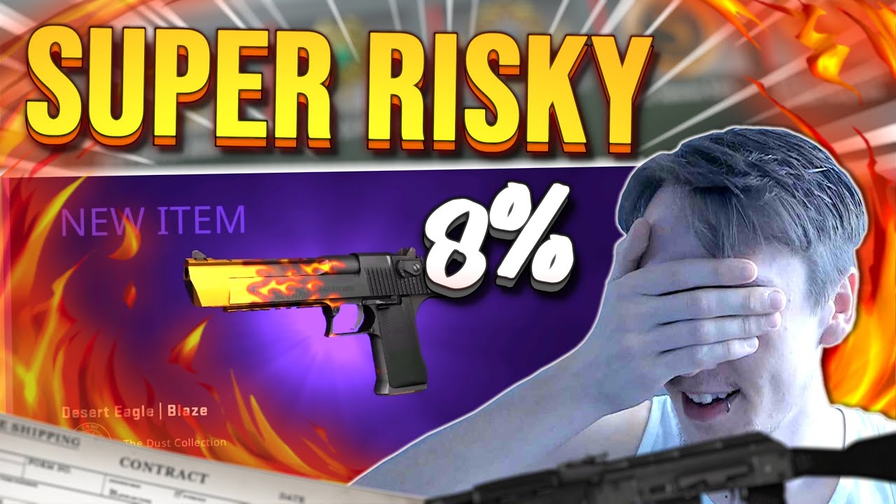 Desert Eagle BLAZE Trade up attempts! (SUPER RISKY) + Giveaway - YouTube