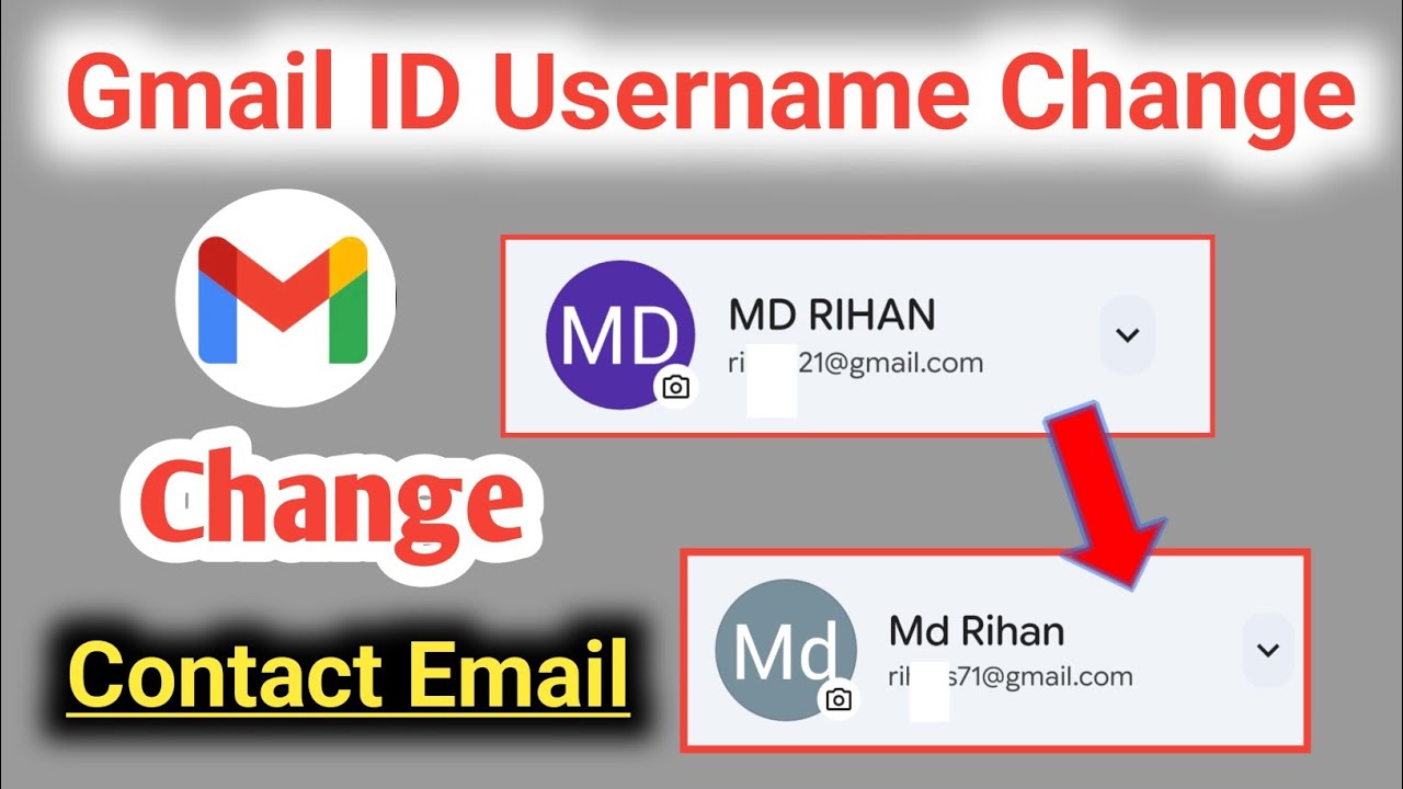 email id username change | gmail id username change kaise kare | how to ...