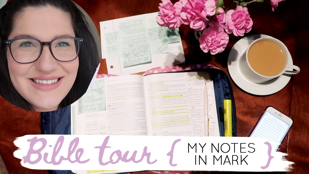 Bible Tour - my notes in Gospel of Mark! - YouTube