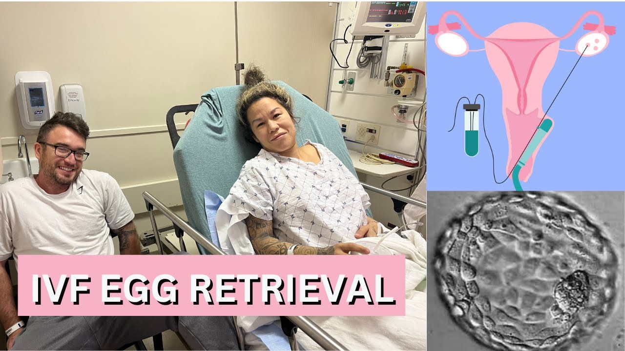 OUR IVF EGG RETRIEVAL | WE FROZE OUR EMBRYOS!! | Male Infertility ...