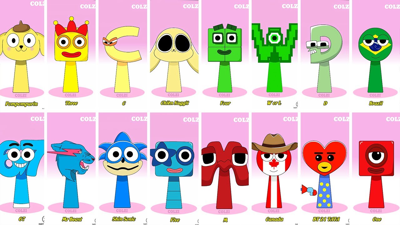 Incredibox Sprunki OC Phase 1 to Phase 3 Hungry Snake, Tina templeton ...