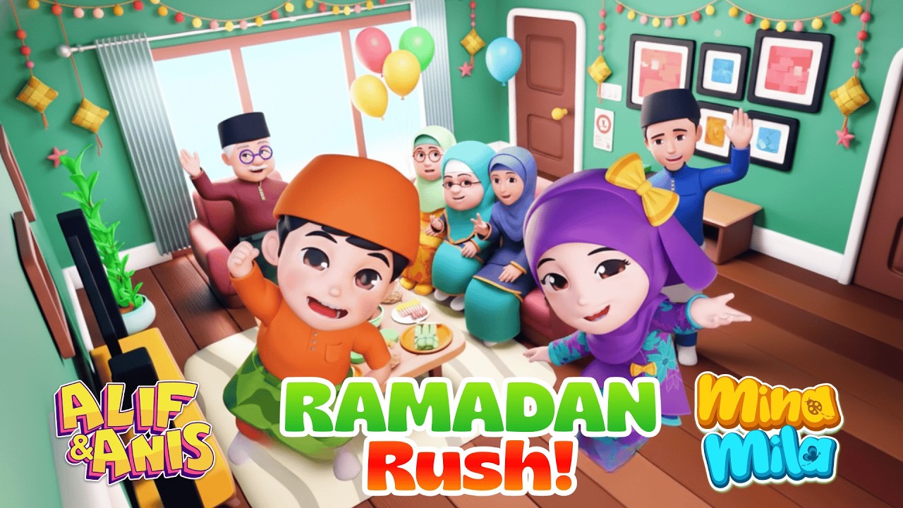 ALIF ANIS & MINA MILA Getting Ready for Ramadan: Family Fasting Fun 🌙 ...