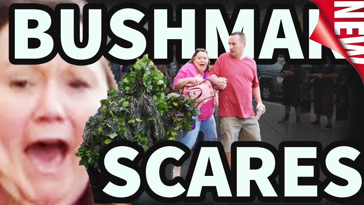 BUSHMAN SCARE PRANK - S04E03-E07 - FUNNY VIDEO - #funnyvideo # ...