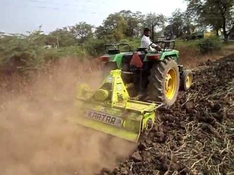 Kartar ROTAVATOR.....The different way of Rotavating...... - YouTube