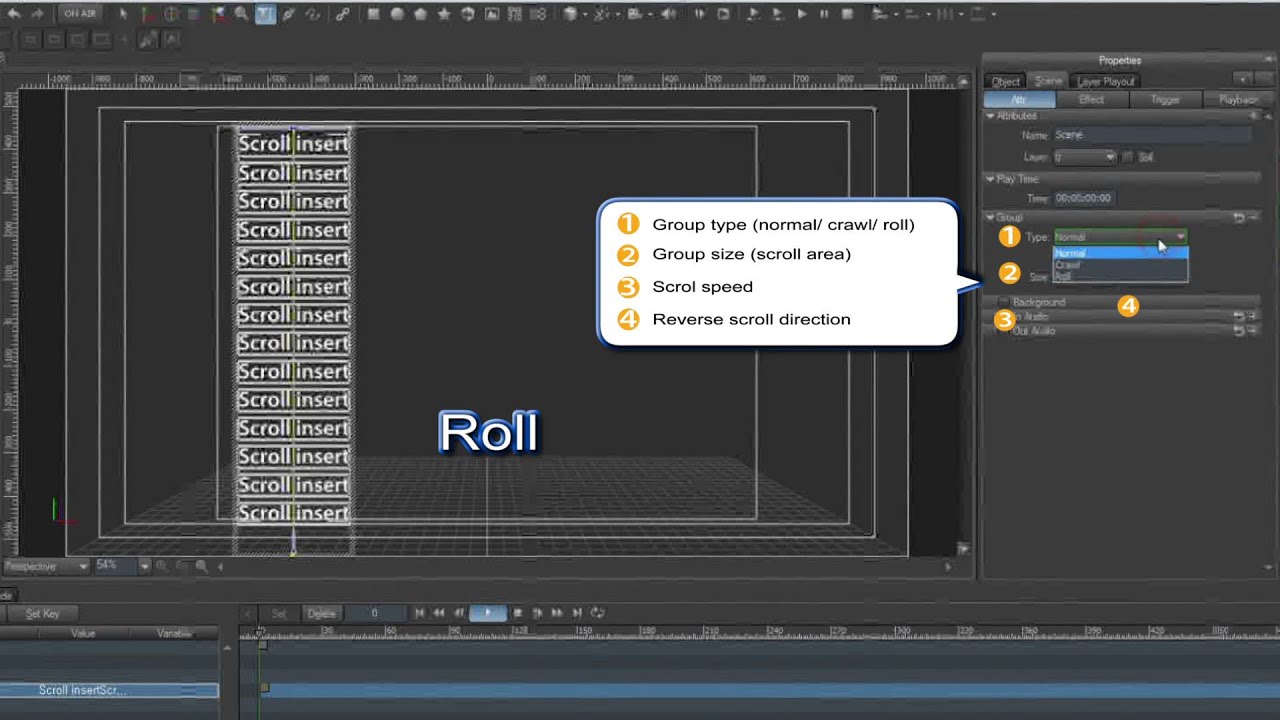 KarismaCG Tutorial - Chapter5 Object Creation Scroll&Mask - YouTube