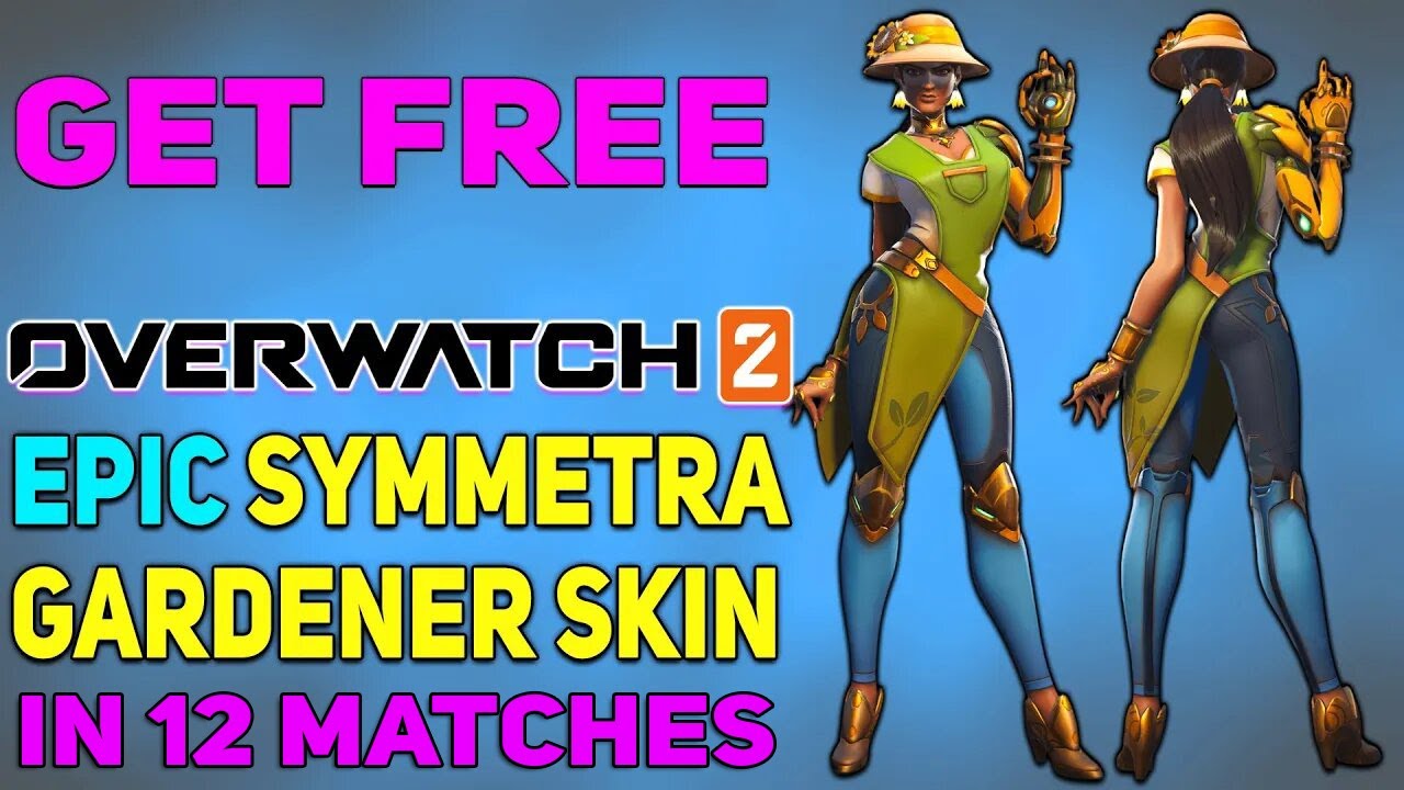 How to get Free Gardening Symmetra Skin & Free Rewatds in Overwatch 2 ...