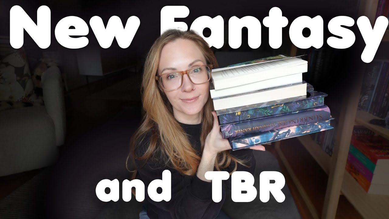 upcoming fantasy releases and setting a TBR for the moody reading - YouTube