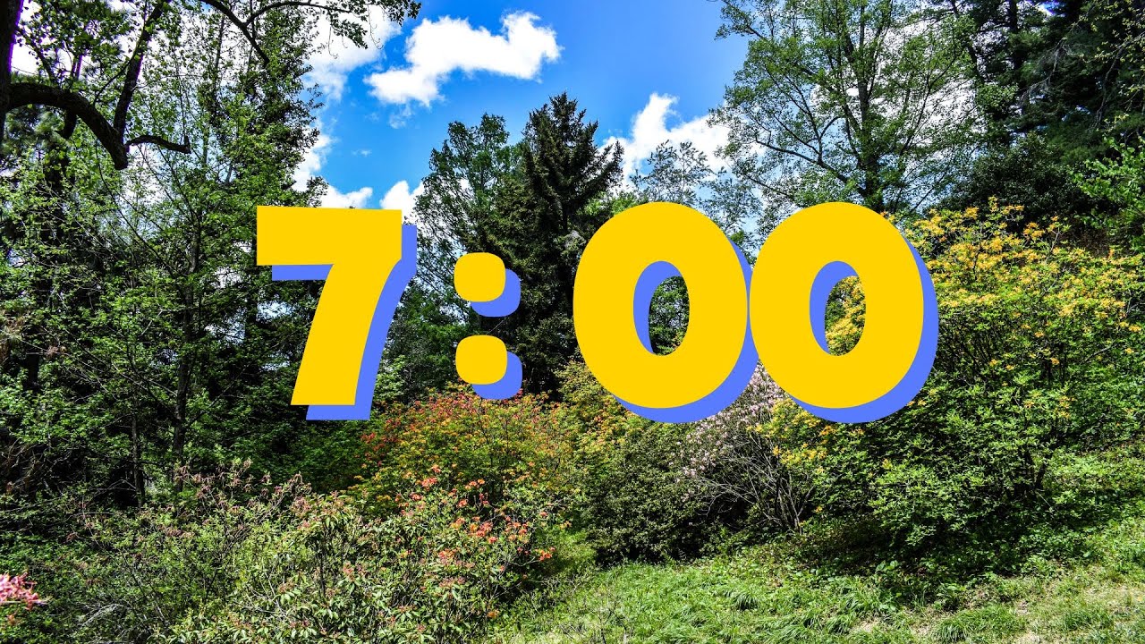 7 Minute Countdown Timer - Peaceful Music - YouTube Music