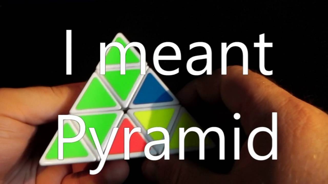 Rubik's Pyraminx Pyramid incredibly easy solution! - YouTube