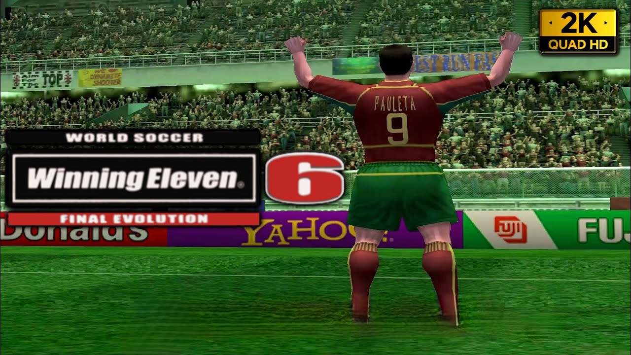 Winning Eleven 6 Final Evolution PS2 | BEST Goals Vol.1 - YouTube