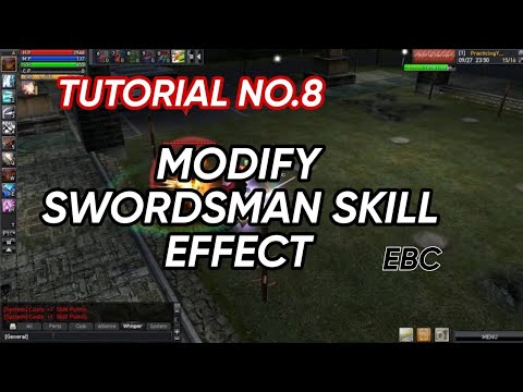NO.8 RAN TUTORIAL | MODIFY SKILL EFFECT SWORDSMAN | RAN ONLINE - YouTube