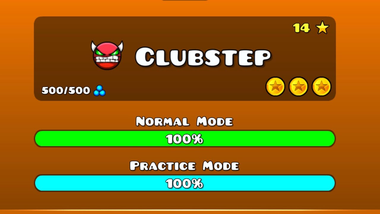 CLUBSTEP-100% Completoo!!Geometry Dash - YouTube