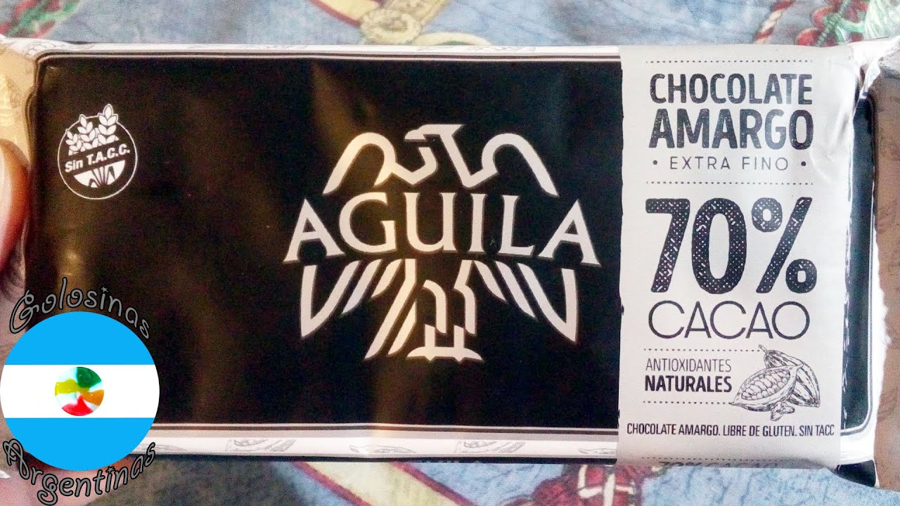 Águila 70% Cacao Chocolate Amargo Extra Fino - YouTube