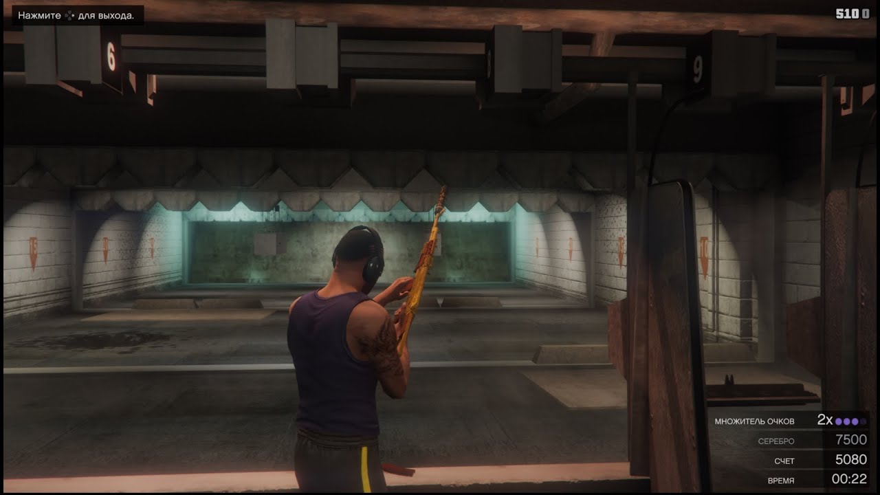 GTA 5. Part 333 - Franklin Shoot in Los Santos Gun Club - Assault ...