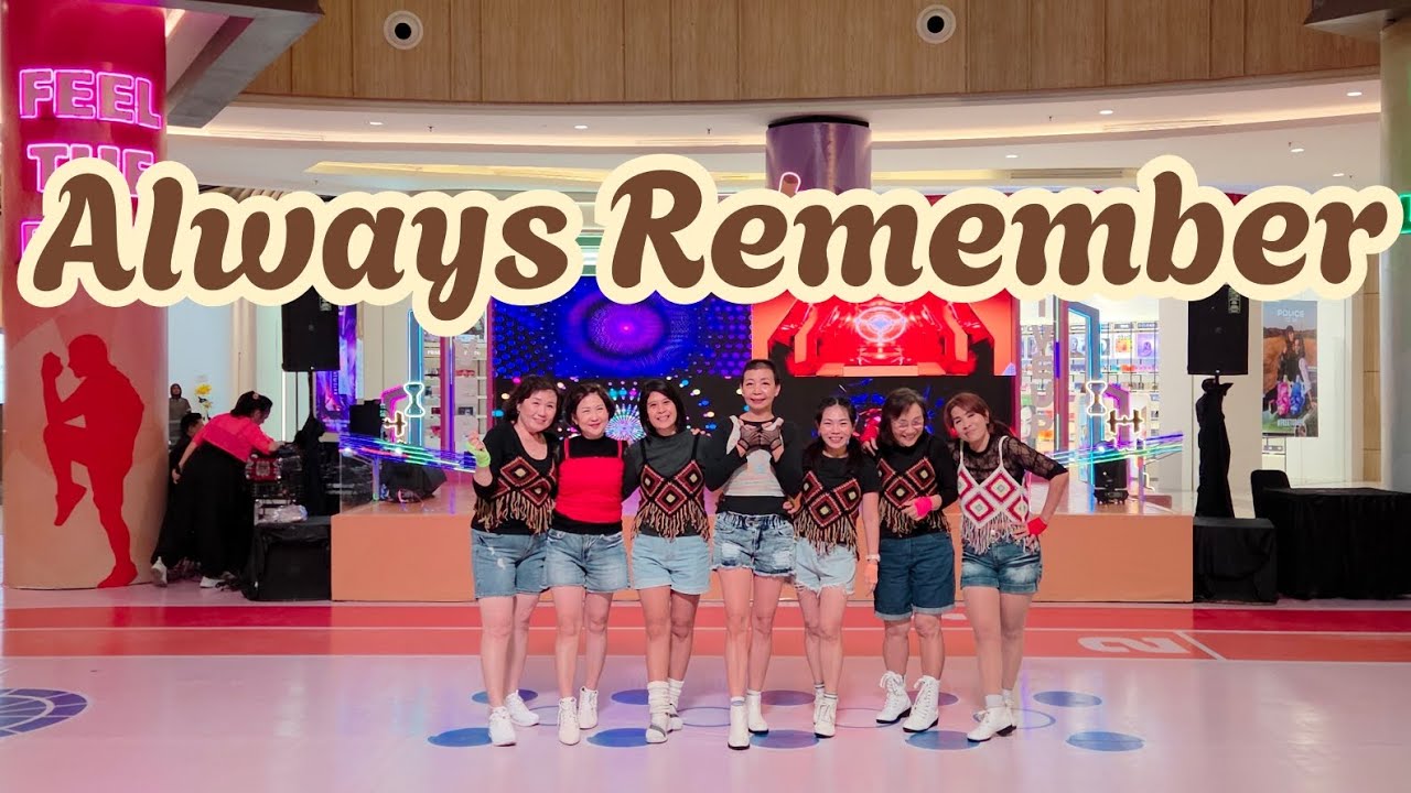 Always Remember Line Dance Performance/PCM/January 2025 - YouTube