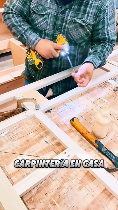 Aprende Carpinteria Desde Cero #carpinteria #carpinteriadesdecasa #curso - YouTube