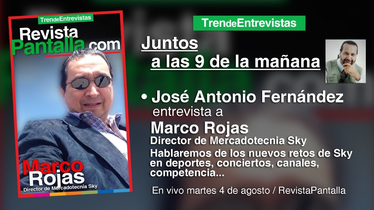 Marco Rojas - Entrevista con José Antonio Fernández - YouTube