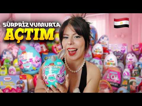 YURTDIŞINDA TÜM SÜPRİZ YUMURTALARI AÇTIM! I Squishy, Hello Kitty, Stich , Pokemon