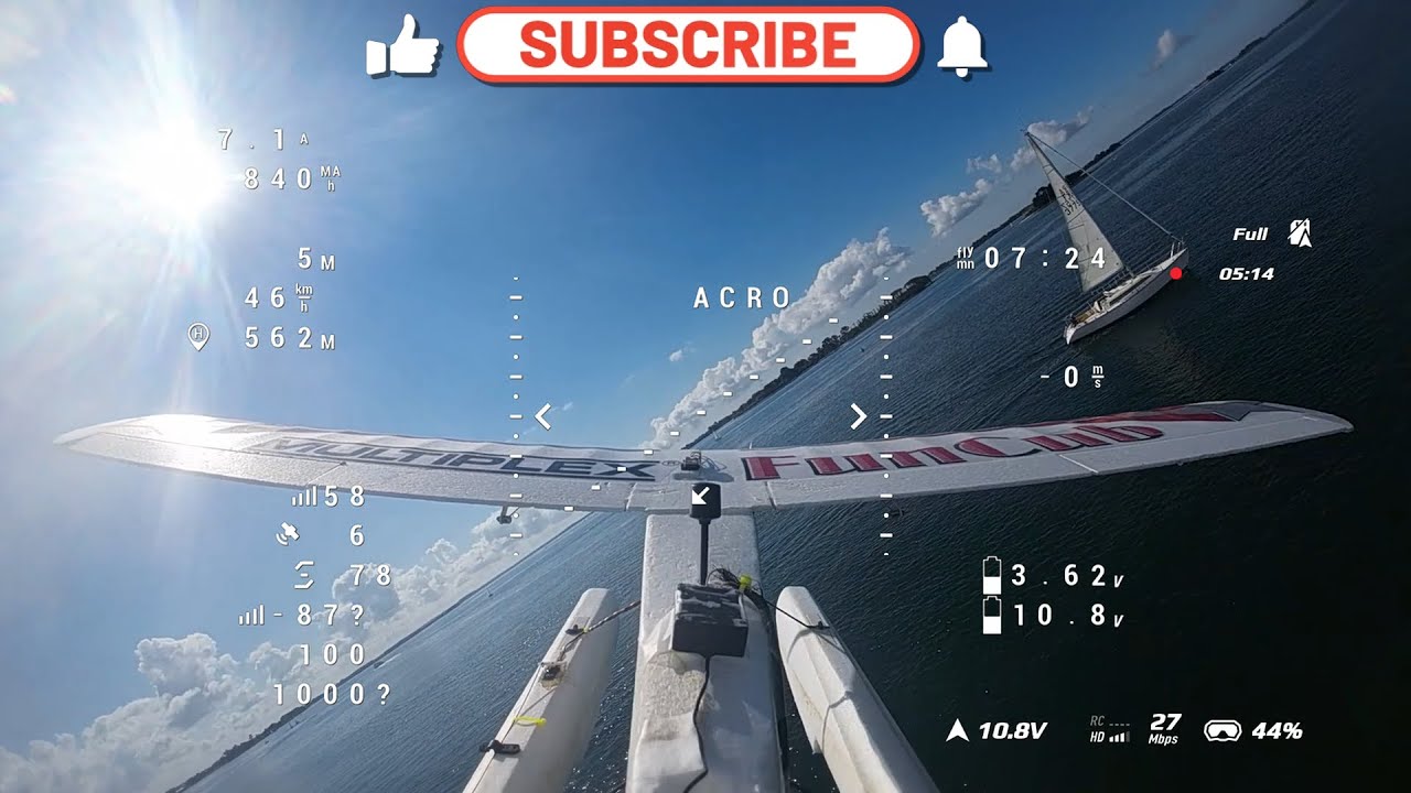 Funcub Hydravion FPV (TPV) HD - YouTube